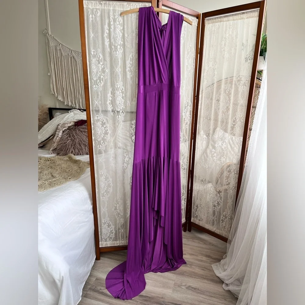 Dresses | Purple Infinity Maternity Gown Sm Photoshoot | Poshmark